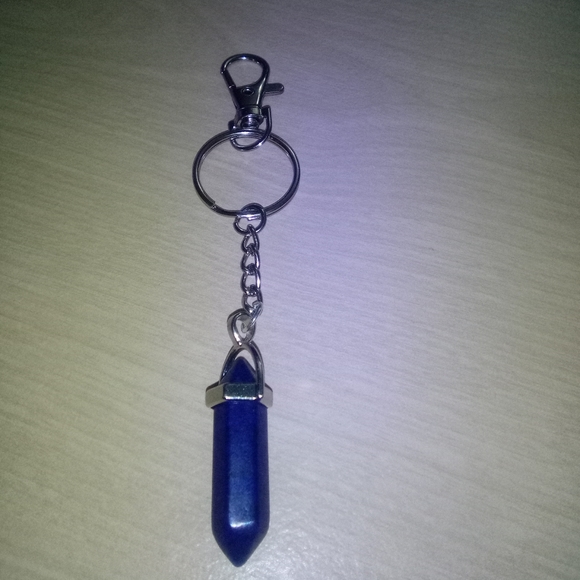 Accessories | Navy Blue Healing Crystal Keychain | Poshmark